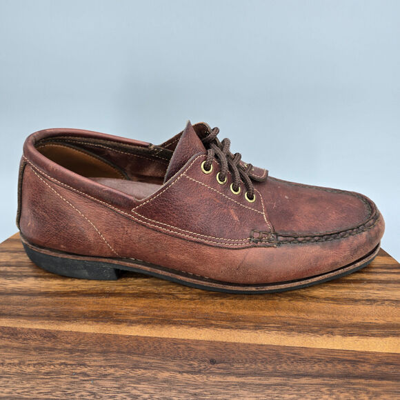 Orvis | Shoes | Orvis By Gokey Boat Shoes Mens 15 Ee Brown Leather ...